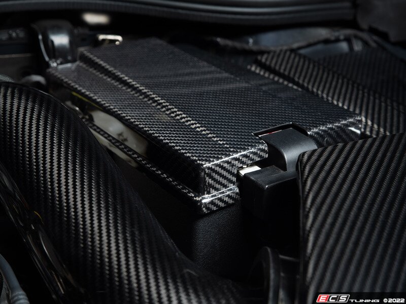 ECS - 014676LA01KT - MK8 GTI / Golf R Carbon Fiber Battery Cover Kit