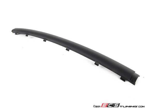 Genuine BMW - 51117030611 - Front Bumper Plate Filler - Rubber (51-11-7 ...