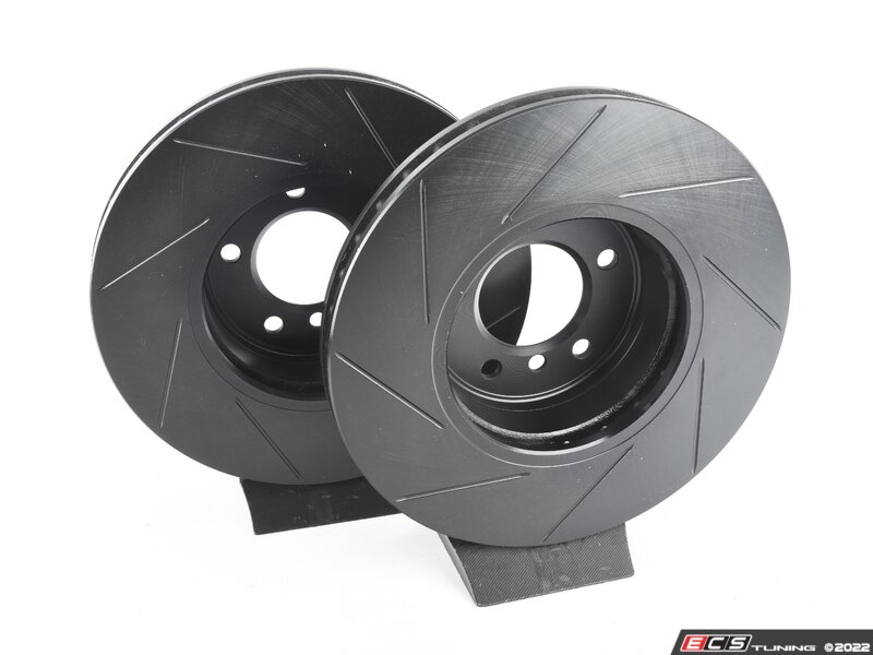 ECS - 34116864906-S - Front V5 Slotted Brake Rotors - Set (324x30)