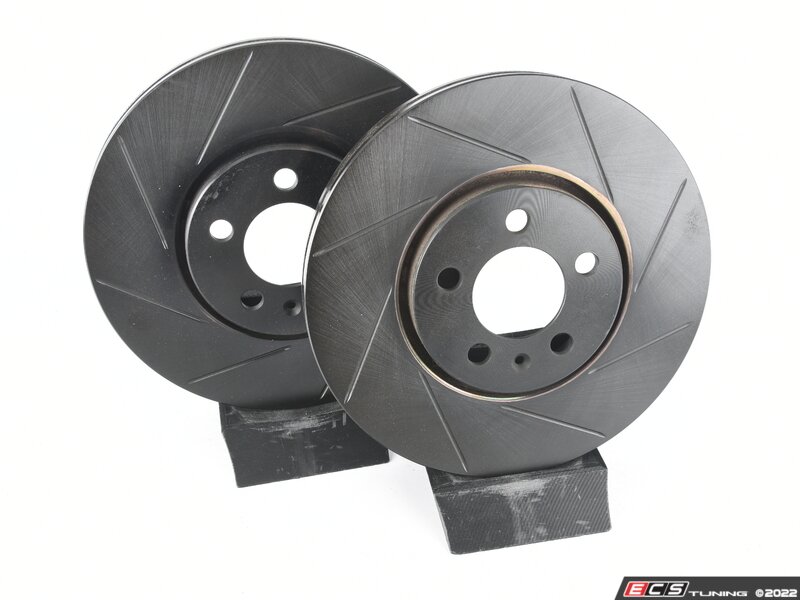 ECS - 6R0615301D-S - Front V5 Slotted Brake Rotors - Set (288x25)