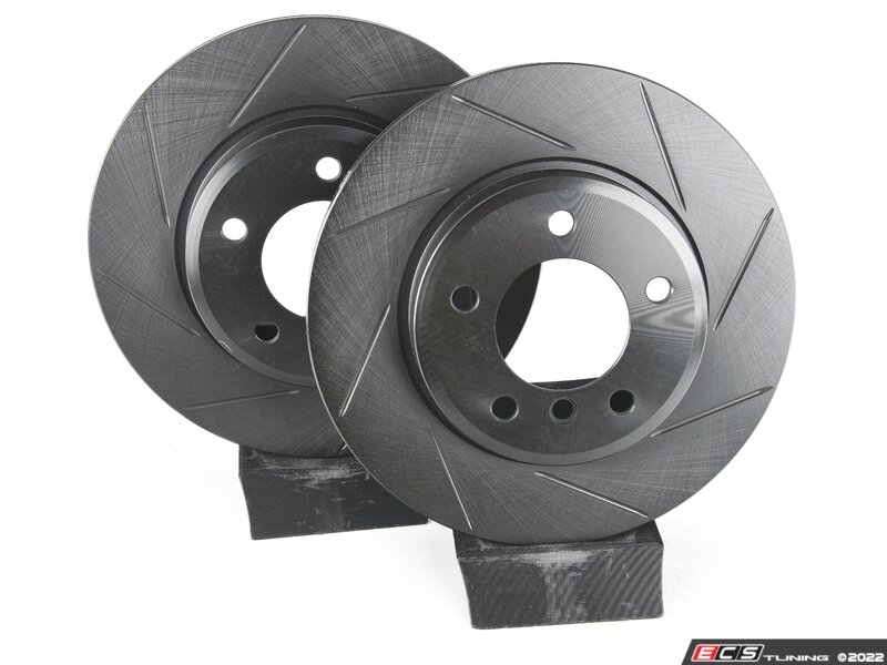 ECS - 34116864058-S - Front V5 Slotted Brake Rotors - Set (300x22)