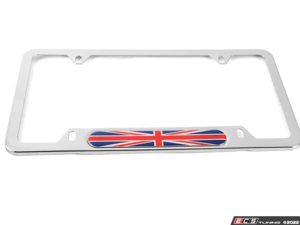 Genuine MINI - 51805A5CFA3 - MINI Union Jack License Plate Frame ...