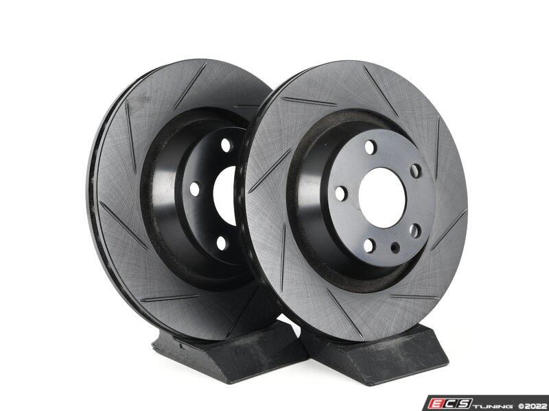 ECS - 8J0615601A-S - Rear V5 Slotted Brake Rotors - Set (310x22)