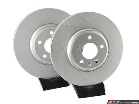 ECS - 8K0615301A-P - Front V5 Plain Brake Rotors - Set (320x30)