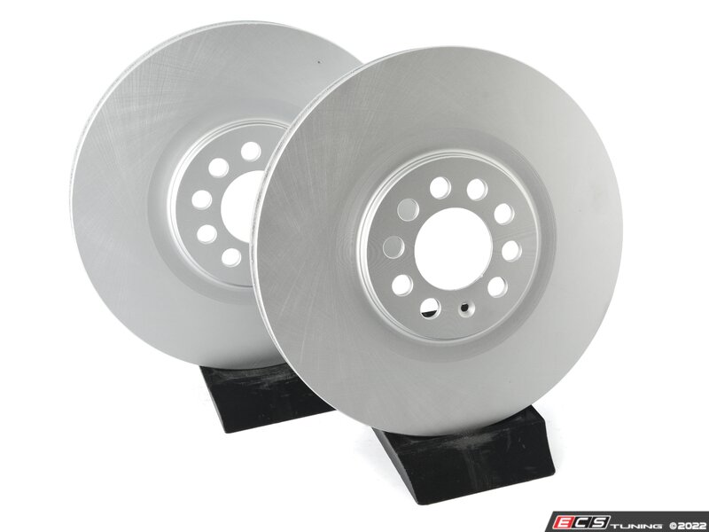 ECS - 8L0615301-P - Front V5 Plain Brake Rotors - Set (312x25)