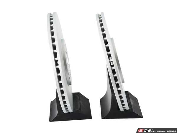 ECS - 8L0615301-P - Front V5 Plain Brake Rotors - Set (312x25)