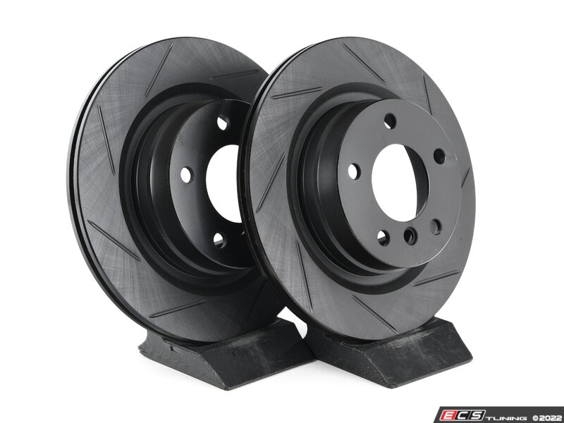ECS - 34216855007-S - Rear V5 Slotted Brake Rotors - Set (300x20)