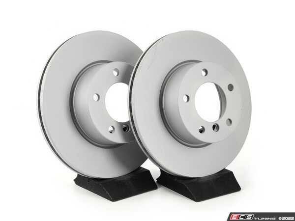 ECS - 34116854998-P - Front V5 Plain Brake Rotors - Set (300x24)