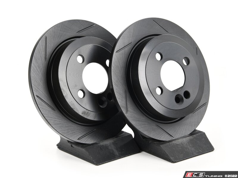 ECS - 34216774987-S - Rear V5 Slotted Brake Rotors - Set (259x10)