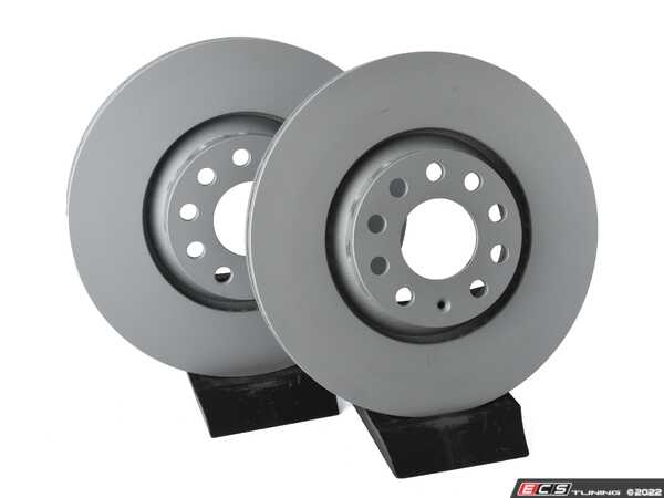 ECS - 8E0615301R-P - Front V5 Plain Brake Rotors - Set (312x25)