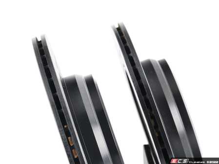 ECS - 34216864899-XS - Rear V5 Drilled & Slotted Brake Rotors - Set ...