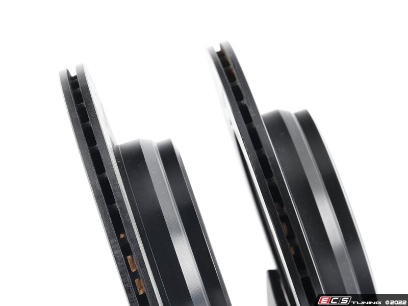 ECS - 34216864899-XS - Rear V5 Drilled & Slotted Brake Rotors - Set ...