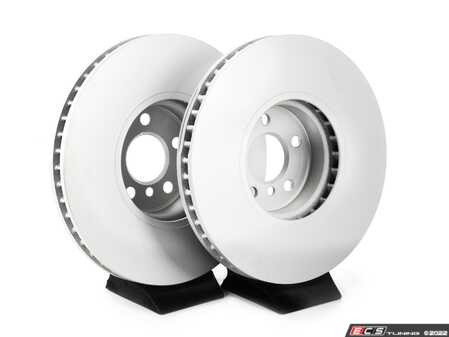 ECS - 34116860911-P - Front V5 Plain Brake Rotors - Set (348x36)