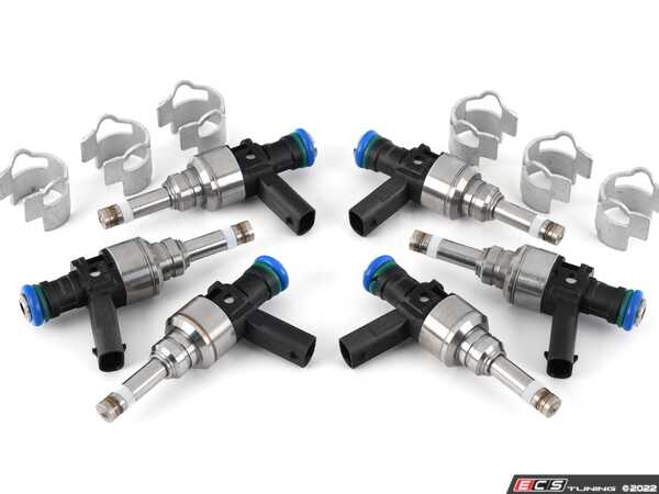 Assembled By ECS - 06E906036ALKT - Fuel Injectors - Set Of Six