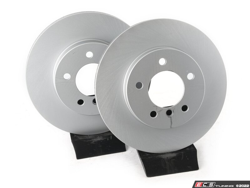 ECS - 34116864058-P - Front V5 Plain Brake Rotors - Set (300x22)