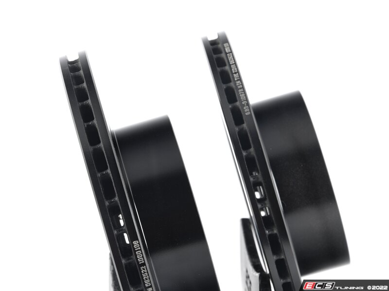 ECS - 34116854998-XS - Front V5 Drilled & Slotted Brake Rotors - Set ...