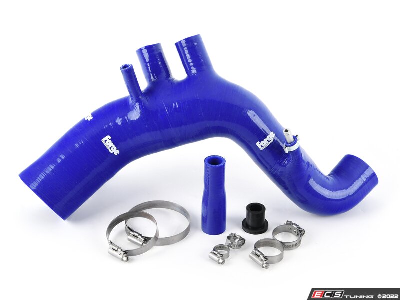 Forge - FMGOLFIND-BLU1 - Turbo Inlet Pipe - Blue With Free Clamp Kit