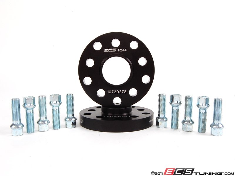 ECS - ECS40255571WBK - ECS Wheel Spacer And Bolt Kit - 20mm With Ball ...