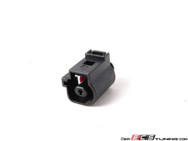 Genuine Volkswagen Audi - 1J0973081 - Connector housing - 1 pin (1J0 ...
