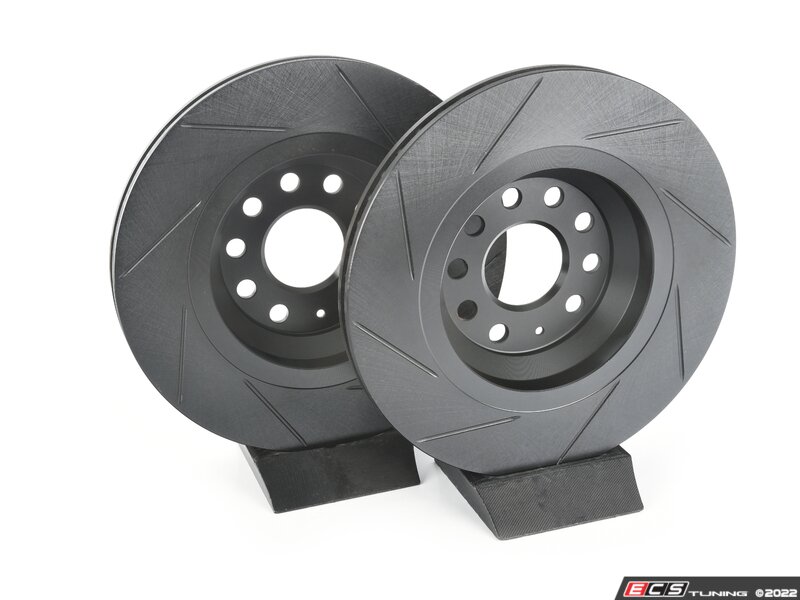 ECS - 5Q0615601E-S - Rear V5 Slotted Brake Rotors - Set (310x22)