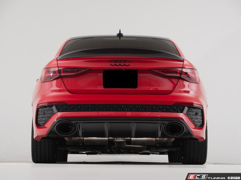 Audi 8Y A3 S3 RS3 Trunk Spoiler - Carbon Fiber