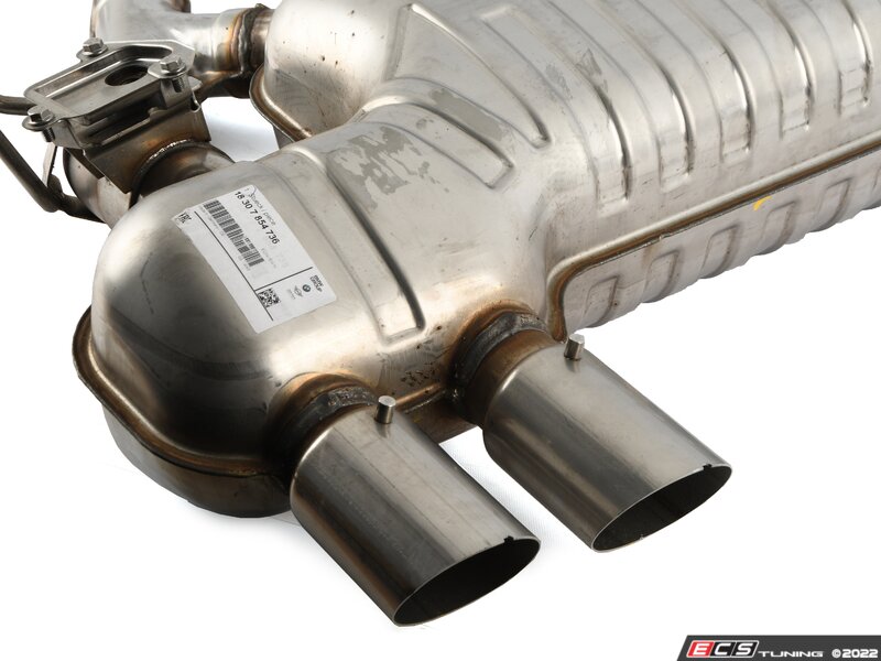 Genuine BMW - 18307854736 - Rear Muffler With Exhaust Flap (18-30-7-854 ...