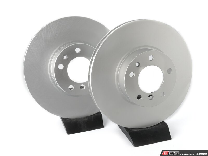 ECS - 34116757747-P - Front V5 Plain Brake Rotors - Set (324x30)
