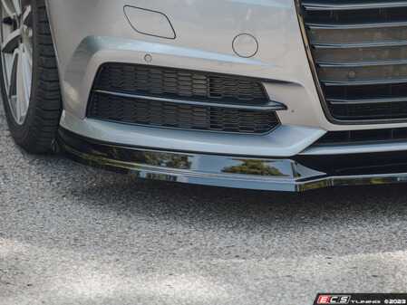 ECS - 049271LA01KT - Audi C7.5 S6 / A6 S-Line Front Lip Spoiler - Gloss ...