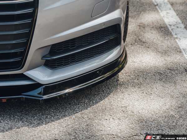 ECS - 049271LA01KT - Audi C7.5 S6 / A6 S-Line Front Lip Spoiler - Gloss ...