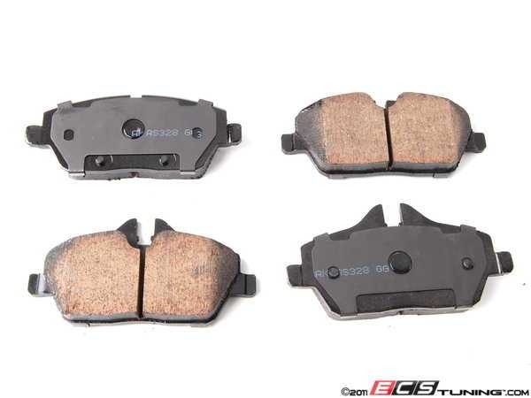 Akebono - EUR1308 - Front Euro Ceramic Brake Pad Set EUR1308
