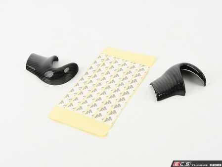 ECS - 25167584239 - Carbon Fiber Car Gear Shift Knob Head Cover ...