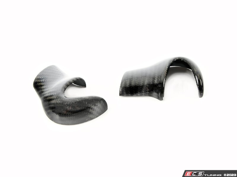 ECS - 25167584239 - Carbon Fiber Car Gear Shift Knob Head Cover ...