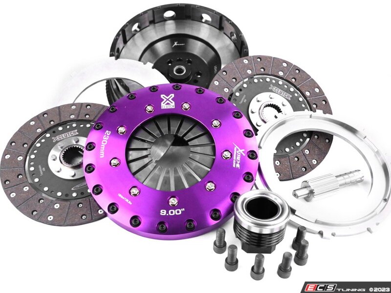 XClutch - XKBM23560-2G - 9" Twin Disc Clutch and Flywheel Kit - Solid Organic Discs