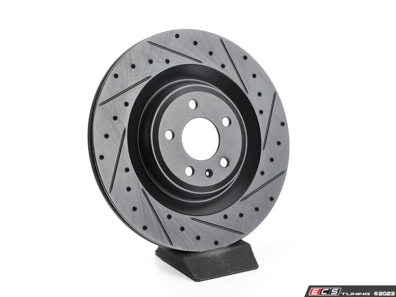 ECS - 4H0615601P-XS-R - Rear V5 Dimpled & Slotted VAG Brake Rotor ...