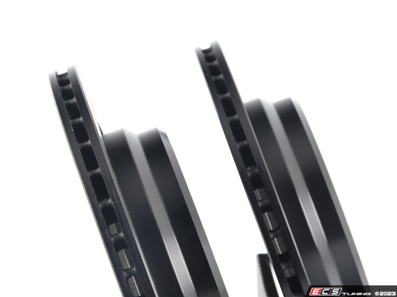 ECS - 34216767060-XS - Rear V5 Drilled & Slotted Brake Rotors - Set ...