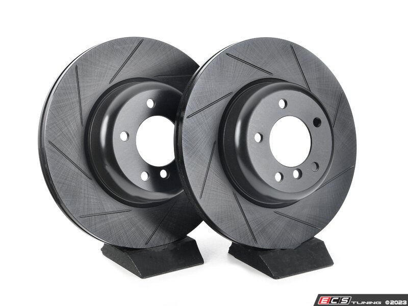 ECS - 34116778647-S - Front V5 Slotted Brake Rotors - Set (338x26)