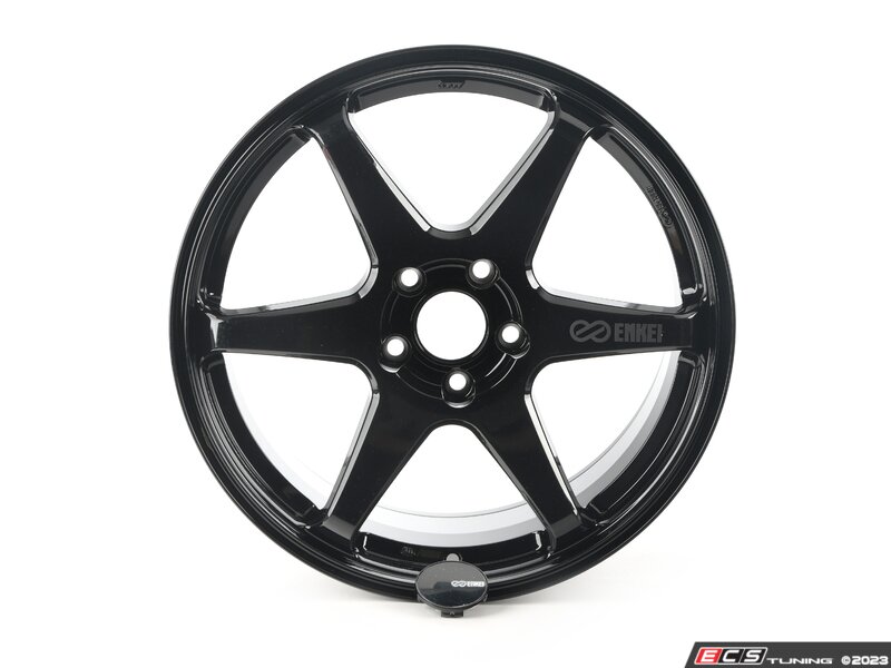 Enkei Wheels - 539-880-4445BK - Enkei T6R 18x8 45mm Offset 5x112 Bolt ...