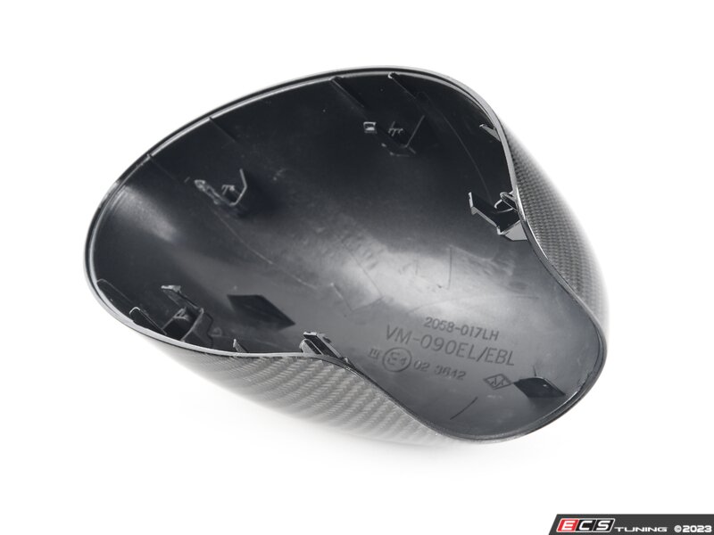 ECS - 51160415376CFPF - JCW Style Carbon Fiber Mirror Cap Clip In ...