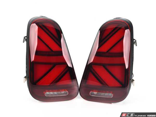 ZiZa - BM11-R5001-R-A - MINI Cooper Union Jack LED Clear RED/RED/RED ...
