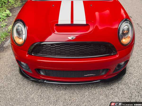 ECS - 51117283372GB - JCW Aero Front Spoiler - Center Section Gloss Black