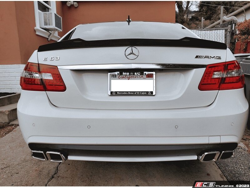 Suvneer - W212TNKLIPFD - HighPro Designed W212 Carbon Fiber Trunk Spoiler