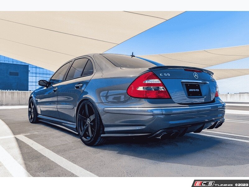 Suvneer - W211RRSPL - W211 Carbon Fiber Rear Bumper Side Splitters