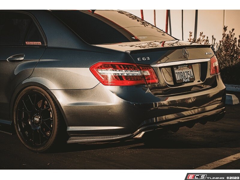 Suvneer - W211RRSPL - W211 Carbon Fiber Rear Bumper Side Splitters
