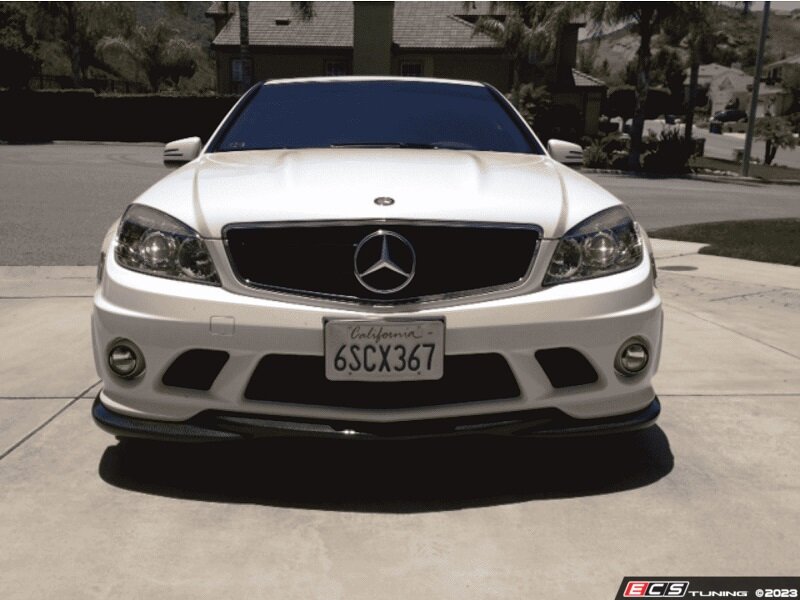 Suvneer - W204C63CFLIPGH - W204 Preface C63 Godhand Carbon Fiber Front Lip