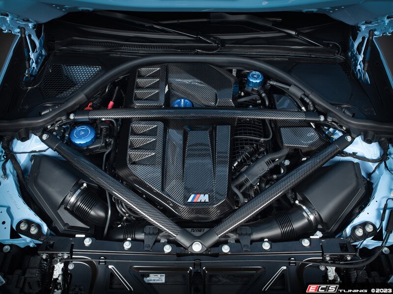 Turner Motorsport - 001644TMS01 - S58 Gloss Carbon Fiber Engine Cover