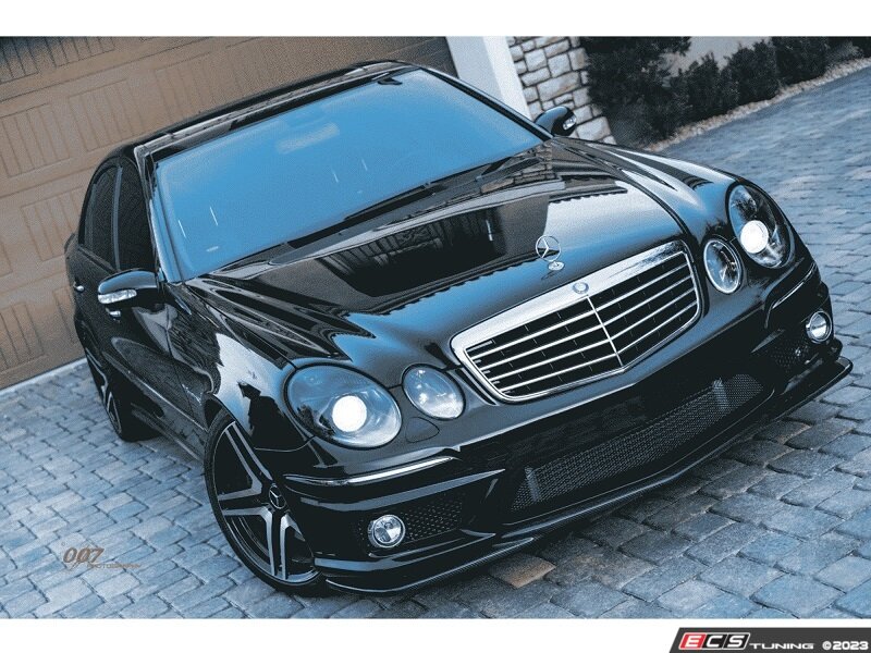 Suvneer - W211E63CFLIP-R - Godhand W211 E63 Carbon Fiber Front Lip Spoiler