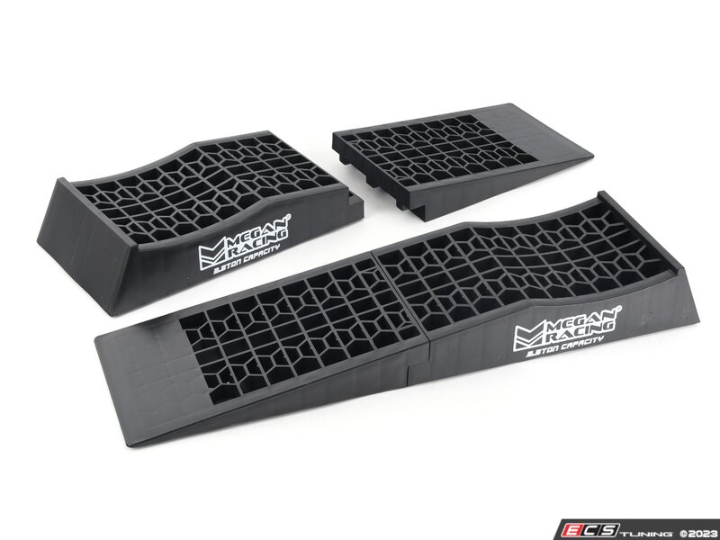 Megan Racing - MR-RAMP-01 - 2-Piece Low Profile Drive-On Ramps (Set Of 2)