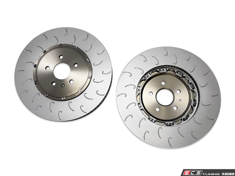 034Motorsport - 034-301-1012-BLU - 2-Piece Floating Front Brake Rotor ...