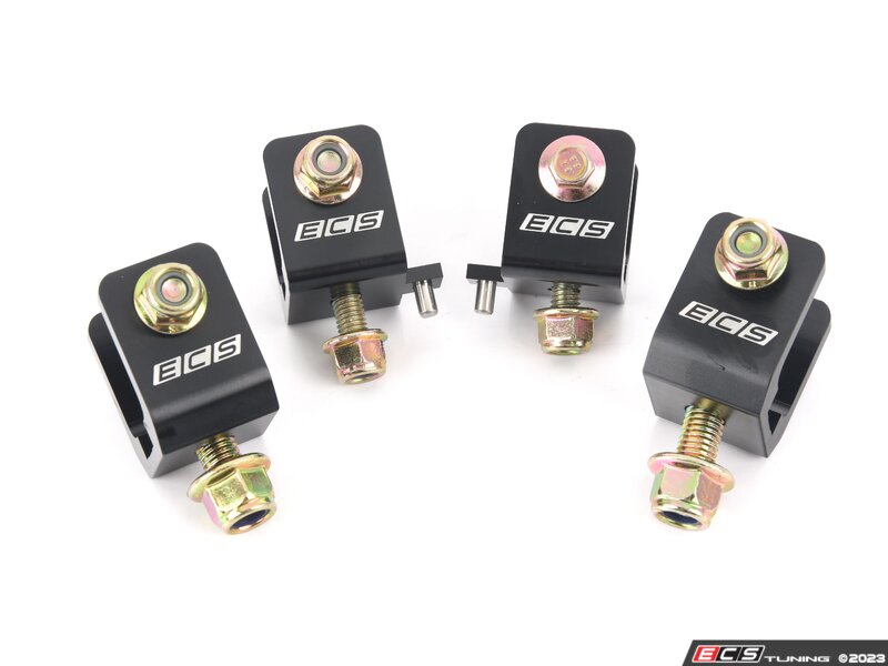 ECS - 008549la01KT - E36 Billet Sway Bar End Link Bracket Set - Front ...