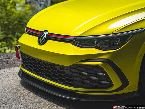 ECS - 036674la01-02KT - MK8 GTI Carbon Fiber Front Lip Spoiler